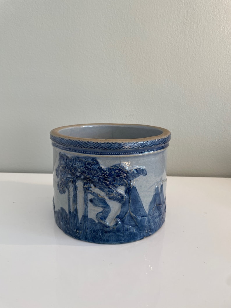 Grandma's Old Sleepy Eye Butter Crock - Etsy
