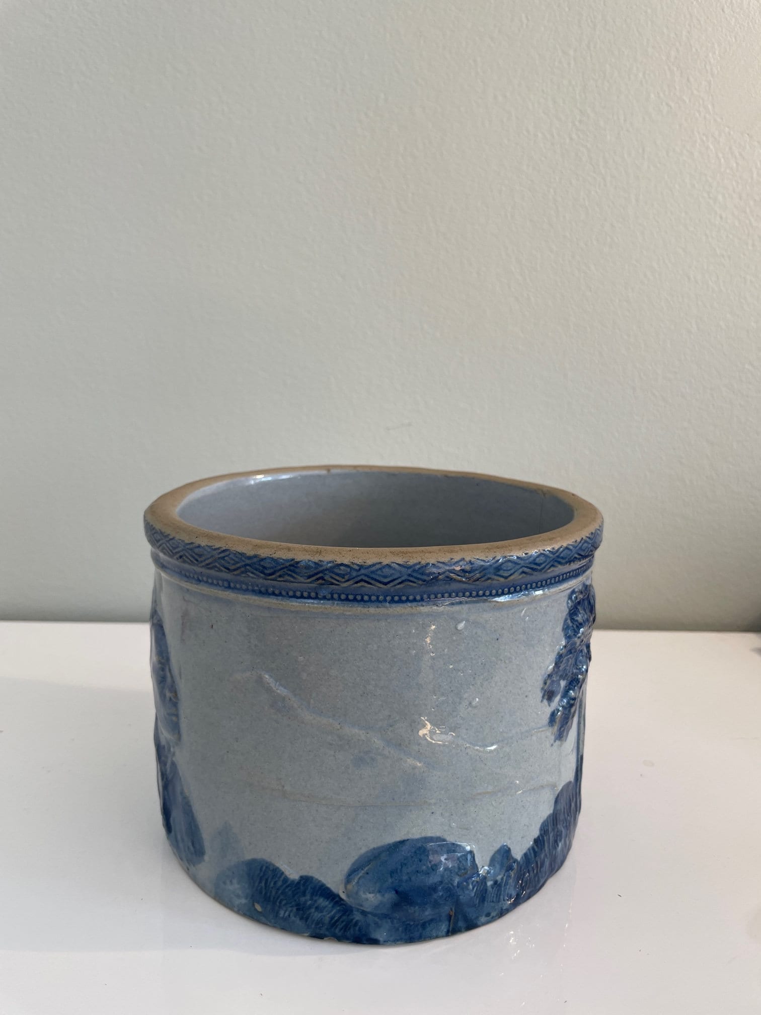 Grandma's Old Sleepy Eye Butter Crock - Etsy
