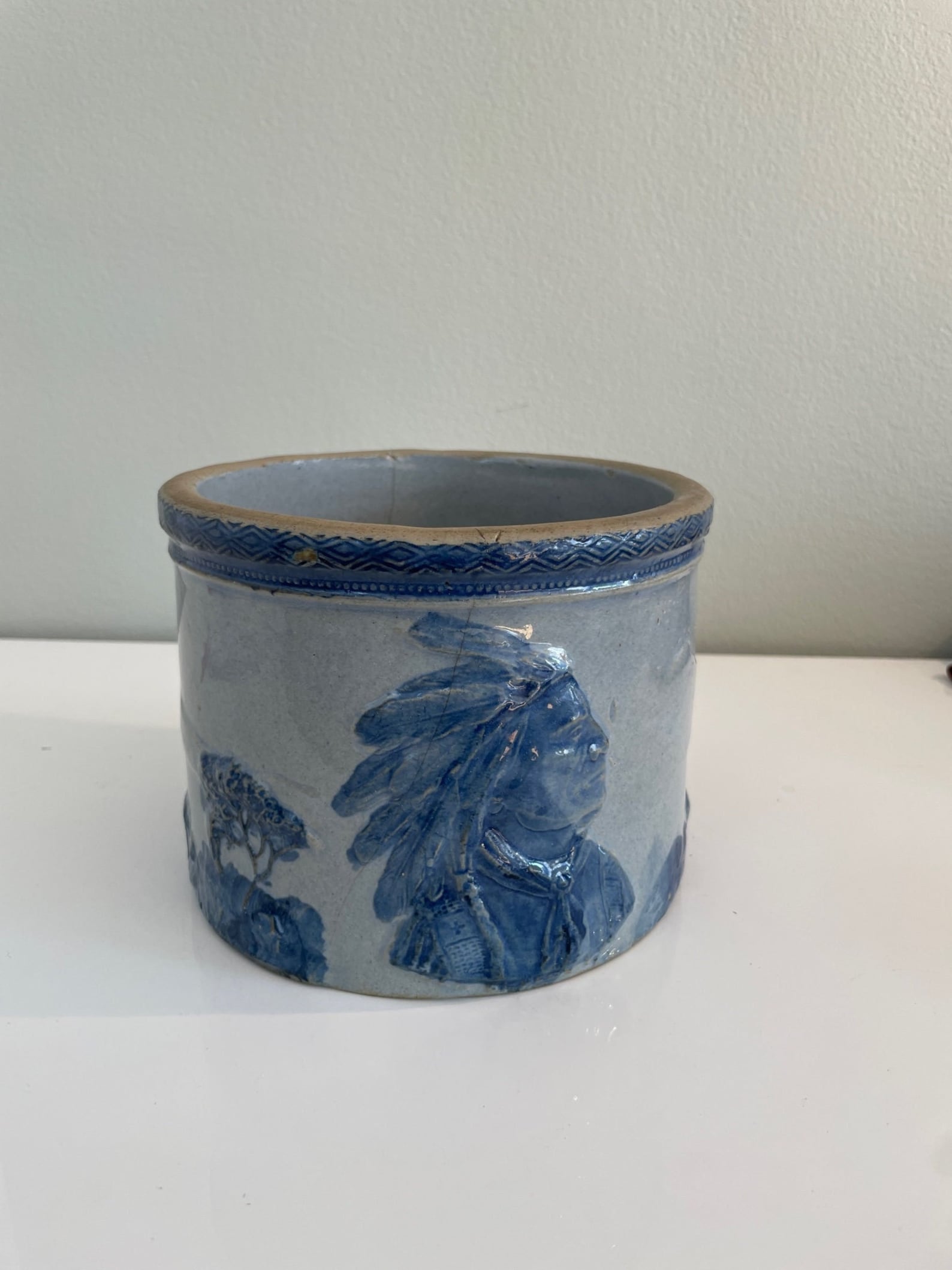 Grandma's Old Sleepy Eye Butter Crock - Etsy