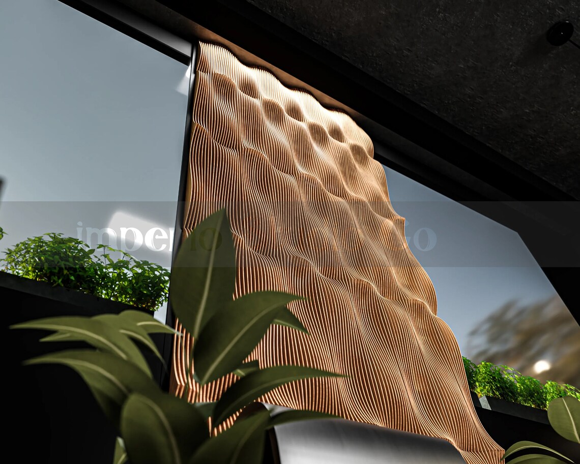 Parametric Tiles, Wall Panels, Wood Wall Décor, for Living Room or ...