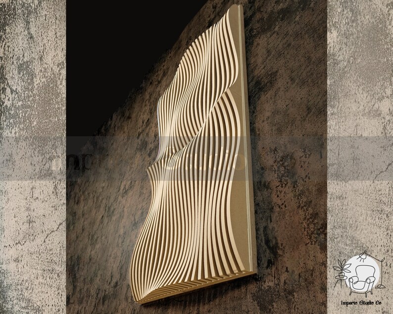 Parametric Tiles, Wall Panels, Wood Wall Décor, for Living Room or ...