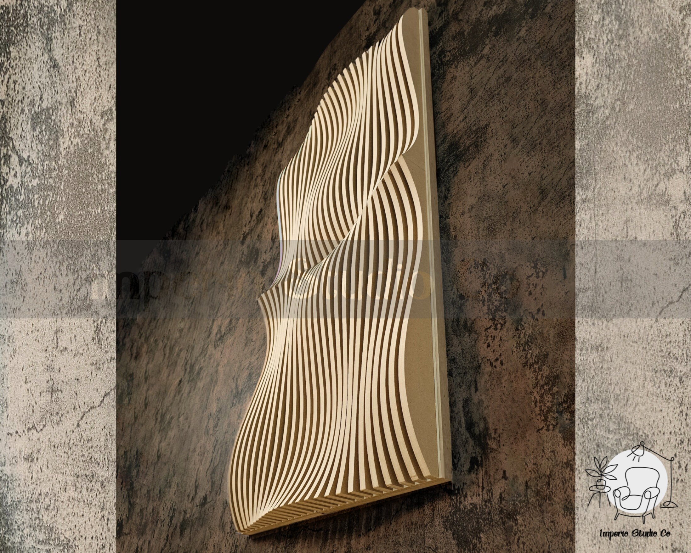 Parametric Tiles, Wall Panels, Wood Wall Décor, for Living Room or ...