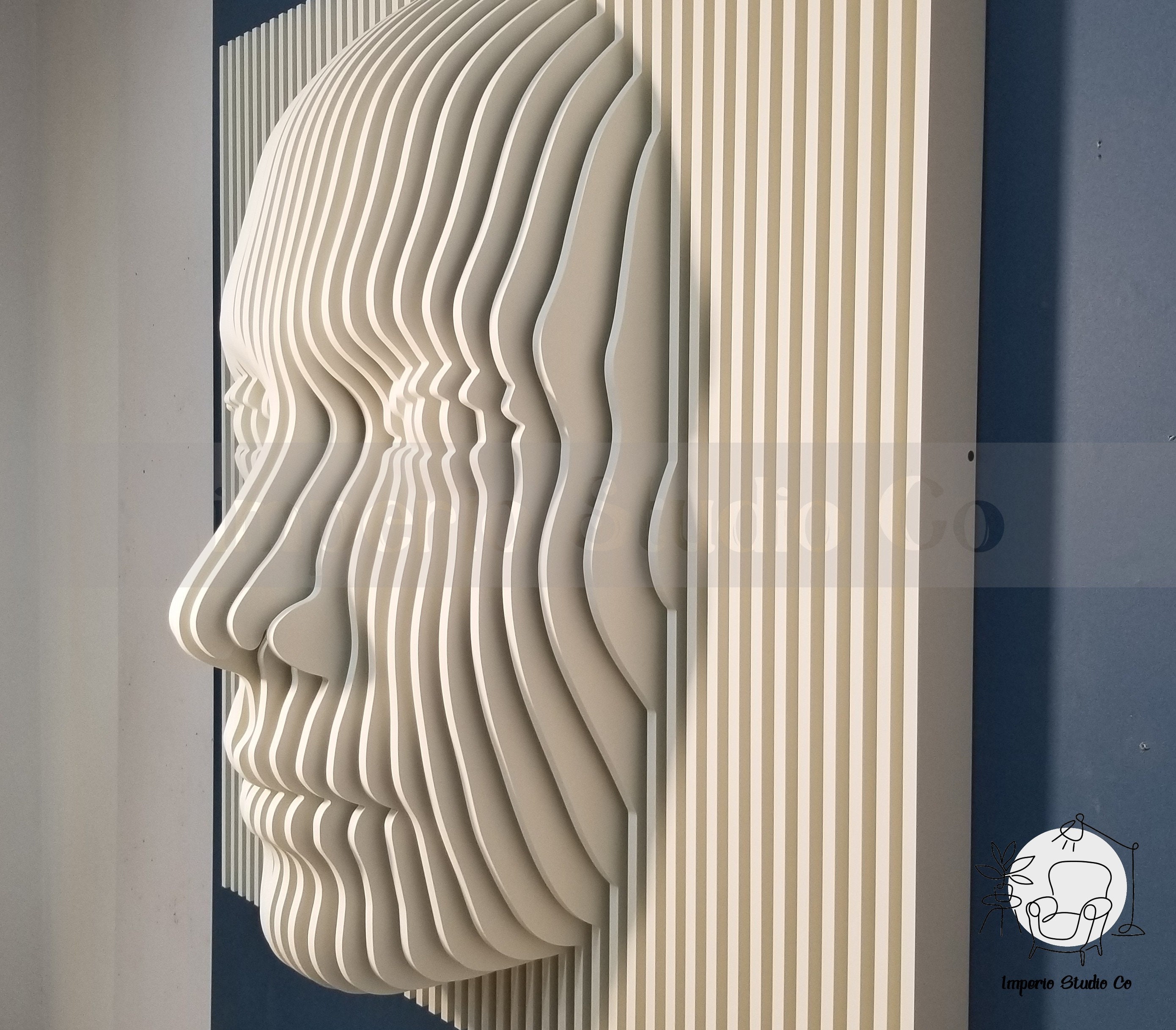 Classic Parametric Face, Human Face, New Design, 3D Wood Wall Decor Art ...