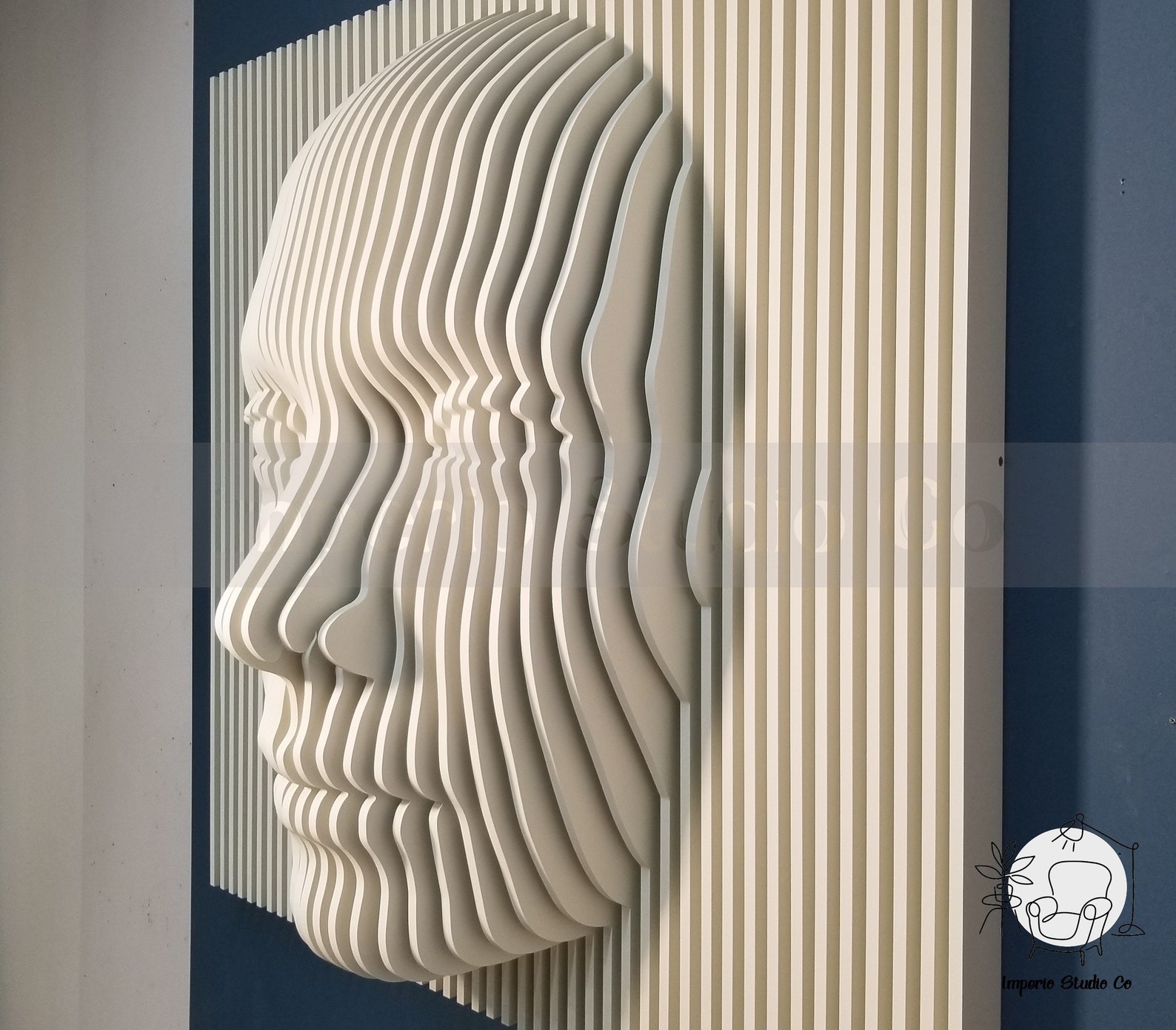 Classic Parametric Face, Human Face, New Design, 3D Wood Wall Decor Art ...