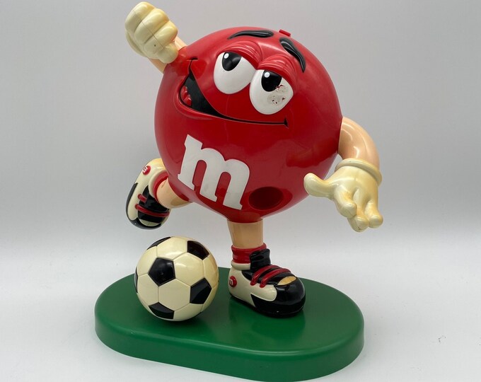 M&m's Red Candy Dispenser From 1999 | Vintage M and M Collectible Made ...