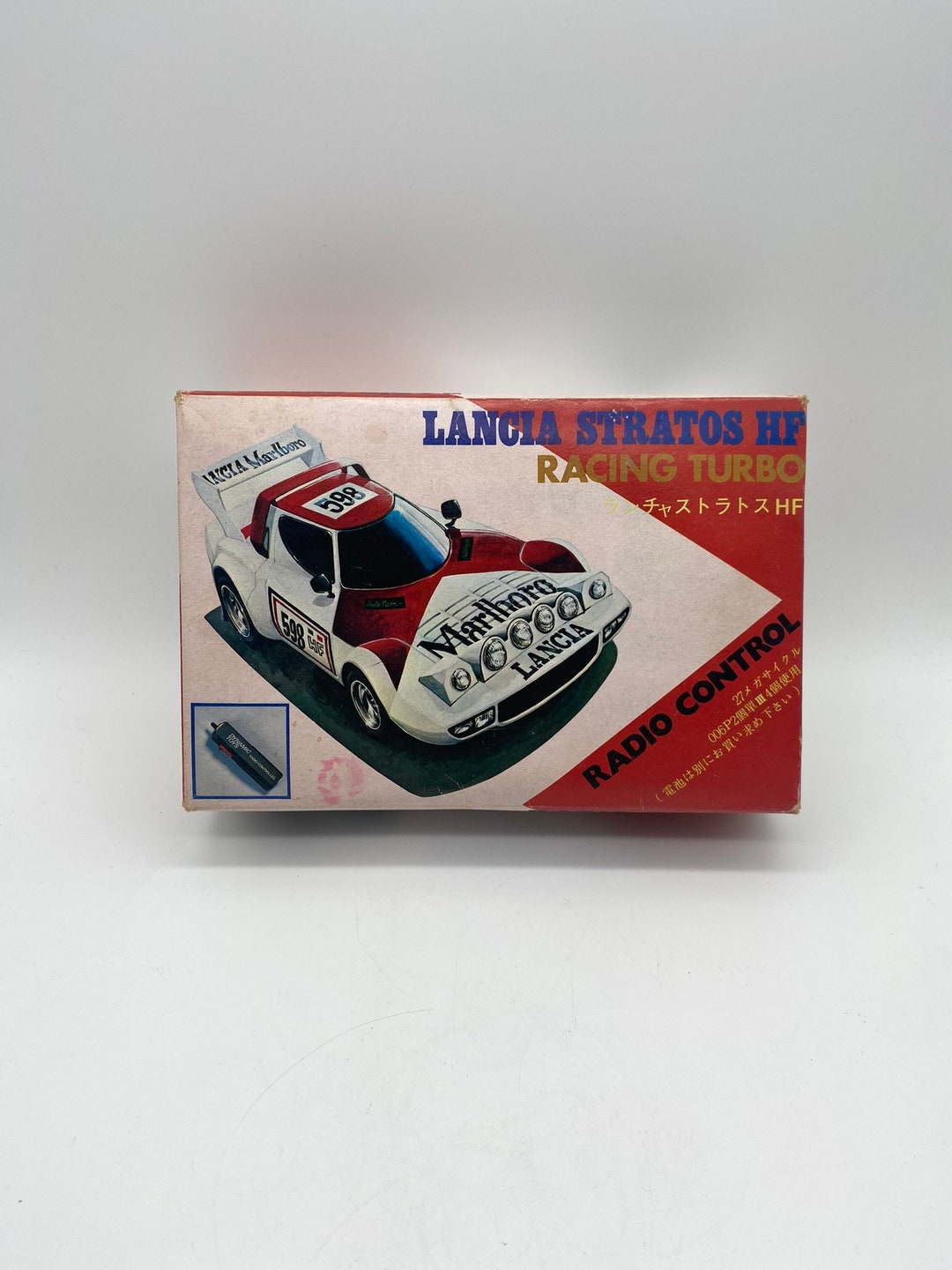Vintage Lancia Stratos HF Car Retro Radio Control Car Racing Turbo ...