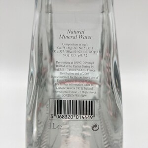 Evian Limited Edition 2005 Water Bottle | FULL Bottle With Evian Water ...