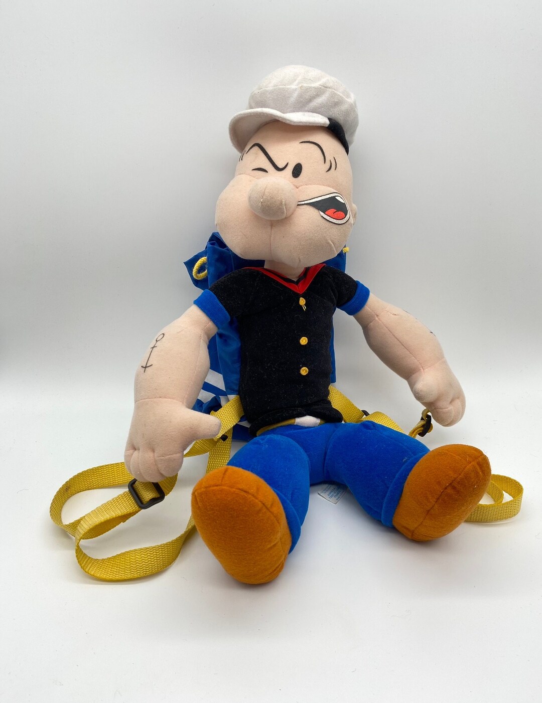 Rare 1988 Popeye Backpack Vintage Popeye the Sailor Bag by King ...
