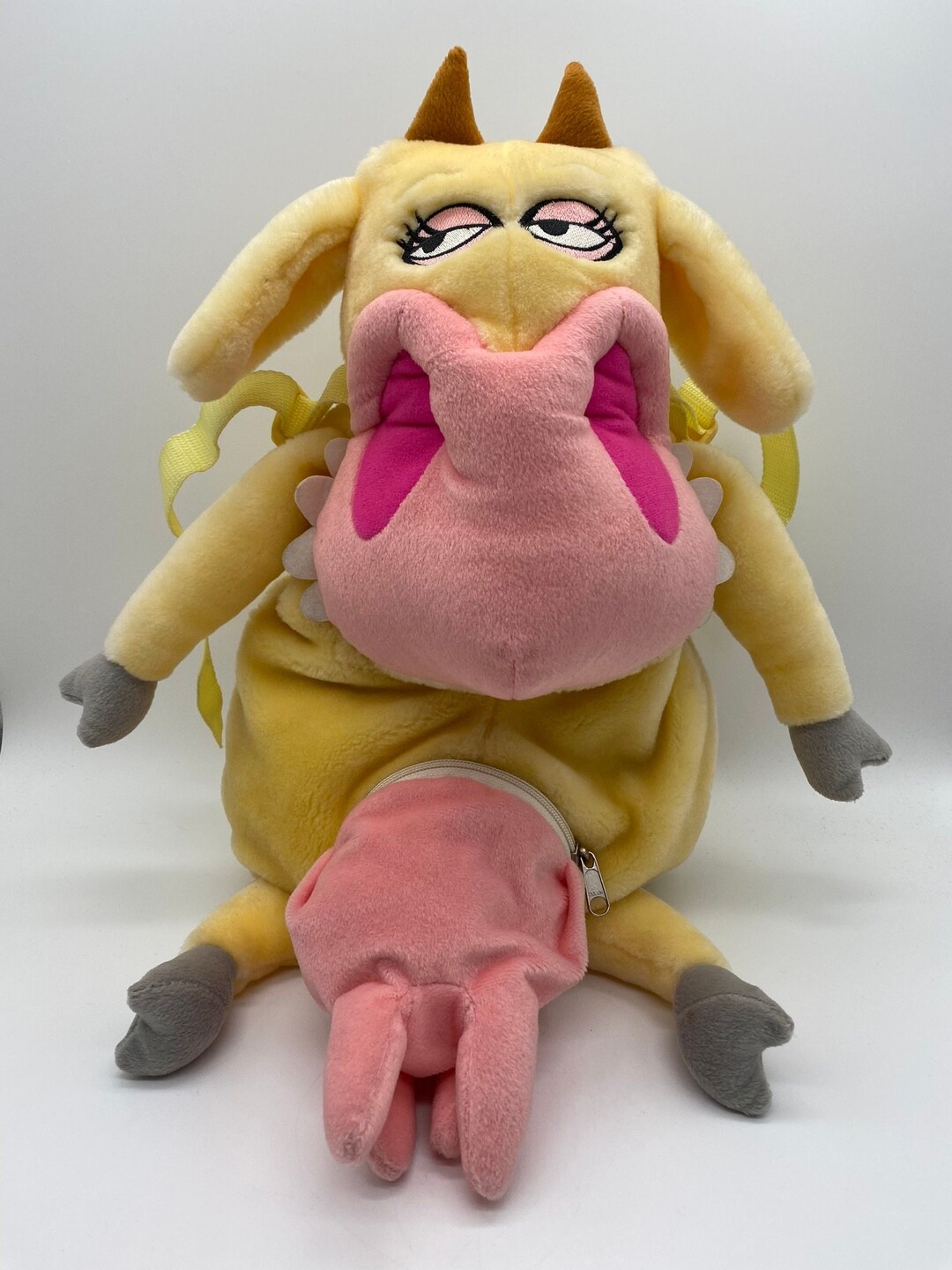 Rare 1998 Cow and Chicken Plush Back Pack Cartoon Network Plush Bag 60 ...