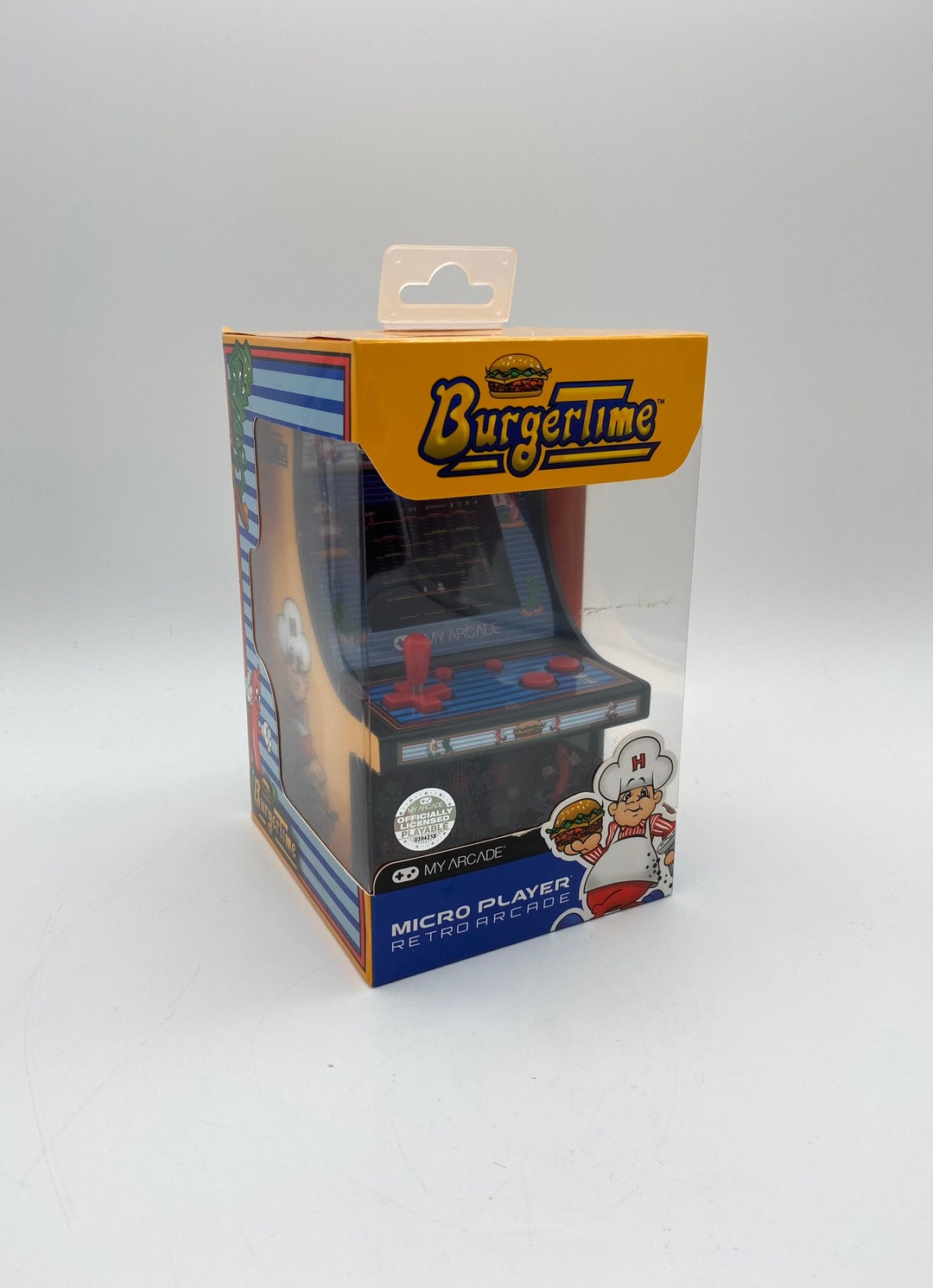 Burger Time 6 Inch Collectible Retro Mini Arcade Unused in Original Box ...