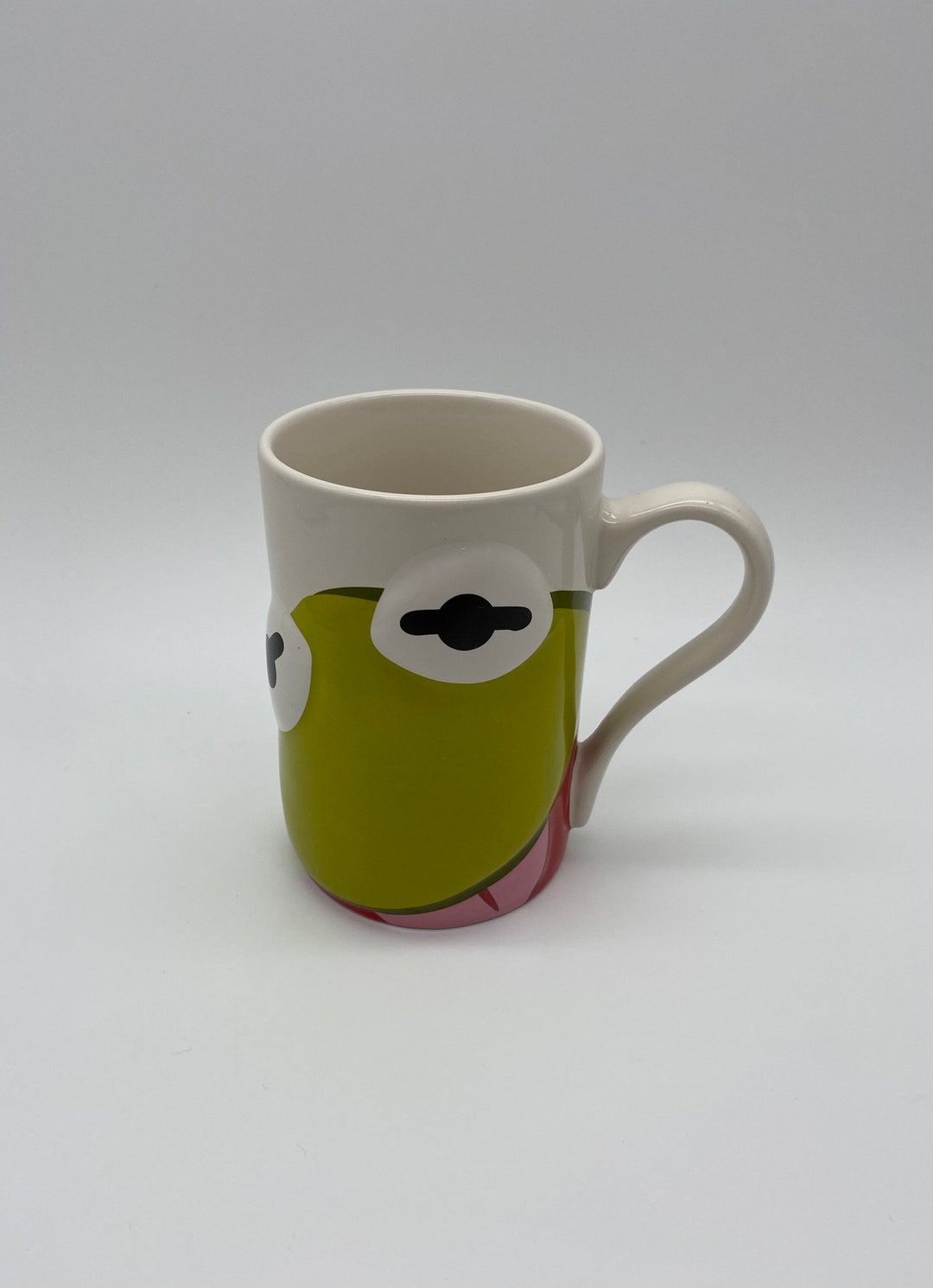 Disney Store Exclusive Kermit the Frog Mug Muppet Show Retro Mug Green ...