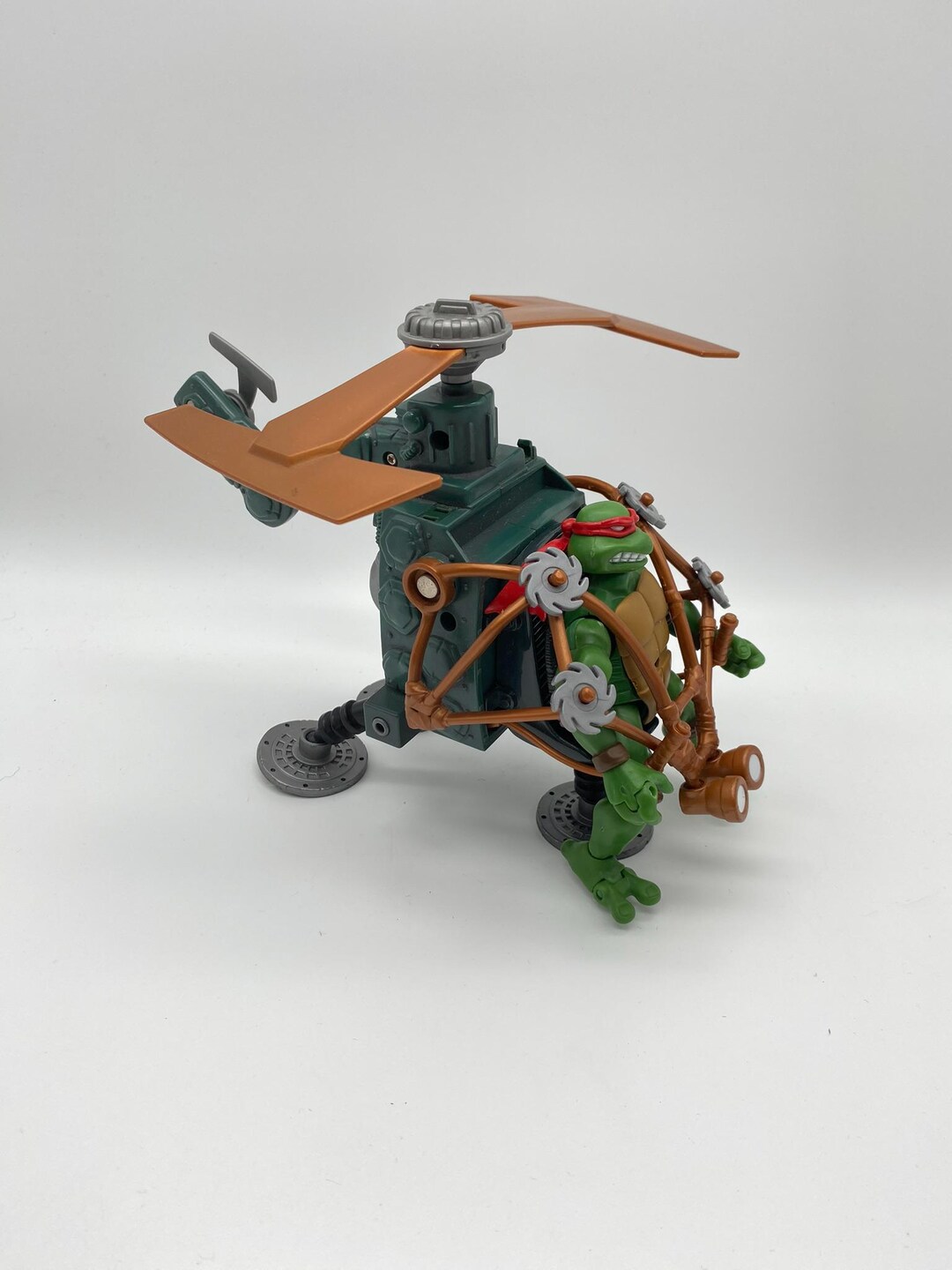 TMNT Turtle Pogo Copter 2003 MIB Ninja Turtles Vehicle Playmates Toys ...