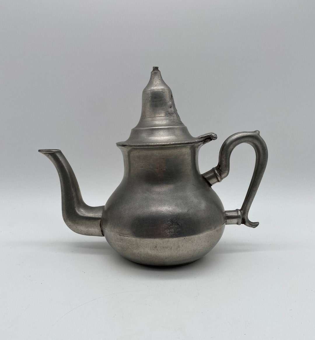 Antique Tuareg Teapot African Pewter Teapot Moroccan Berber Handmade ...