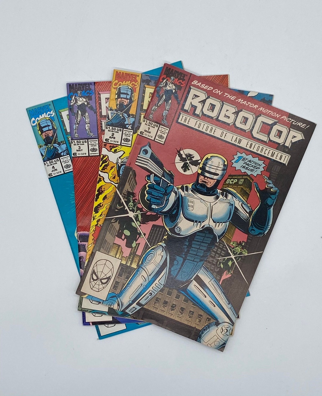 Robocop Comic Books by Marvel Comics Lot of 4 Robocop Comics With Issue ...