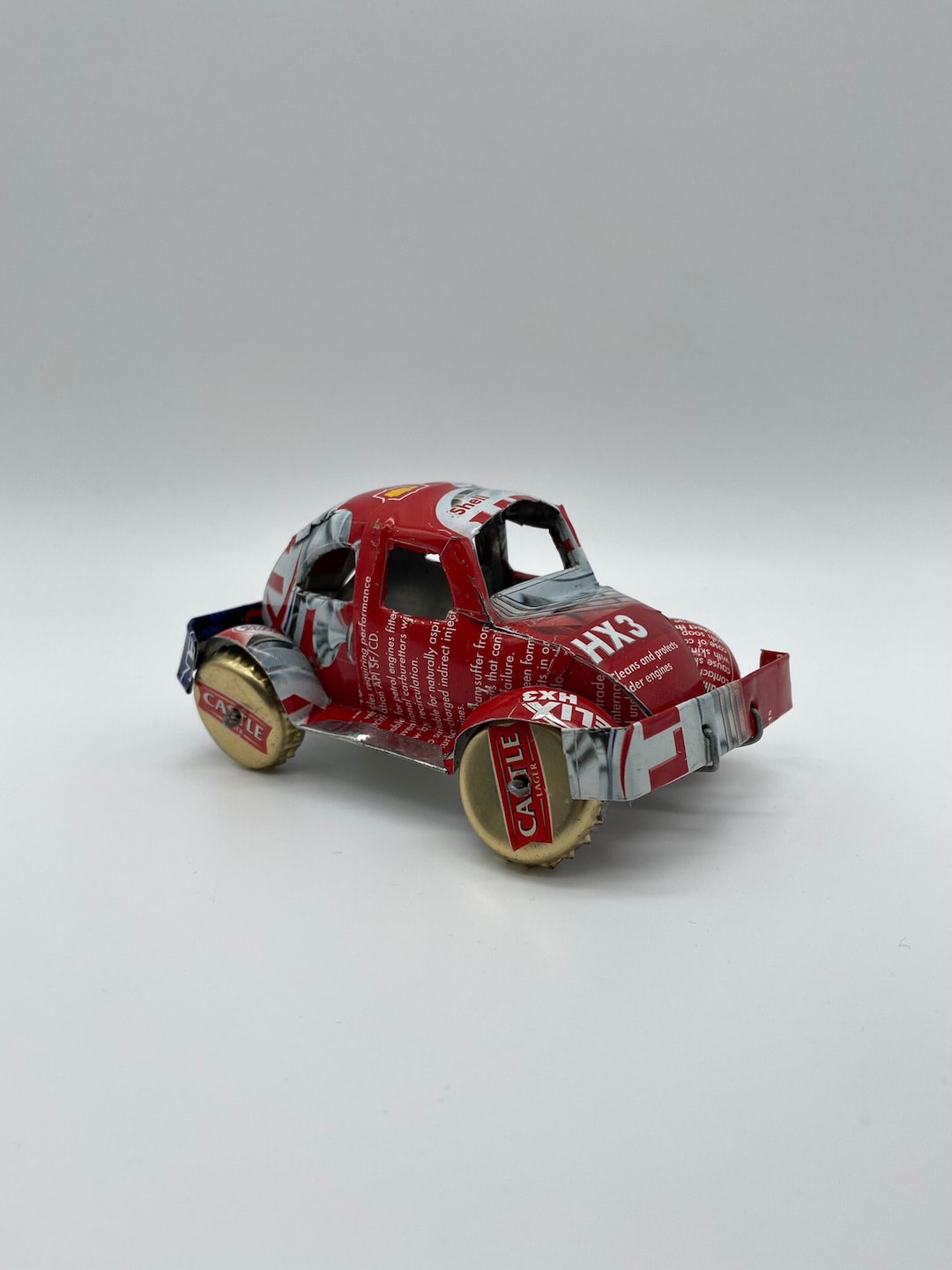 Recycled Tin Can Model VW Beetle Car Made With Recycled Tin Cans ...