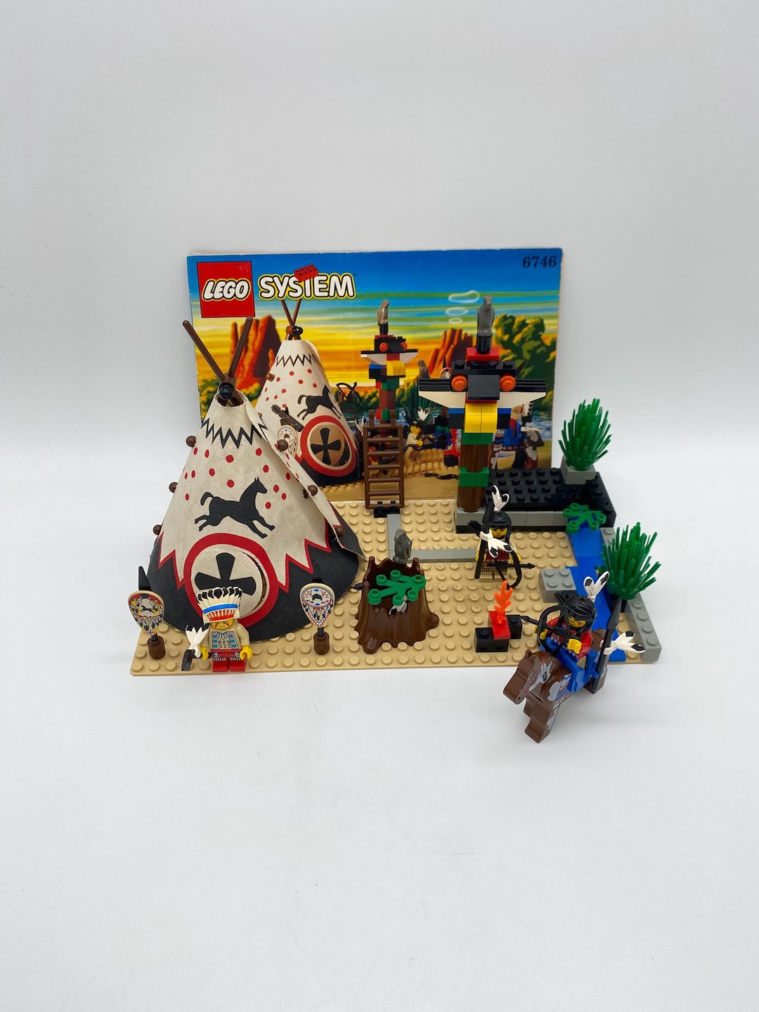 LEGO Western 6746 Chief's Tepee Complete Lego With Manual Vintage Lego ...