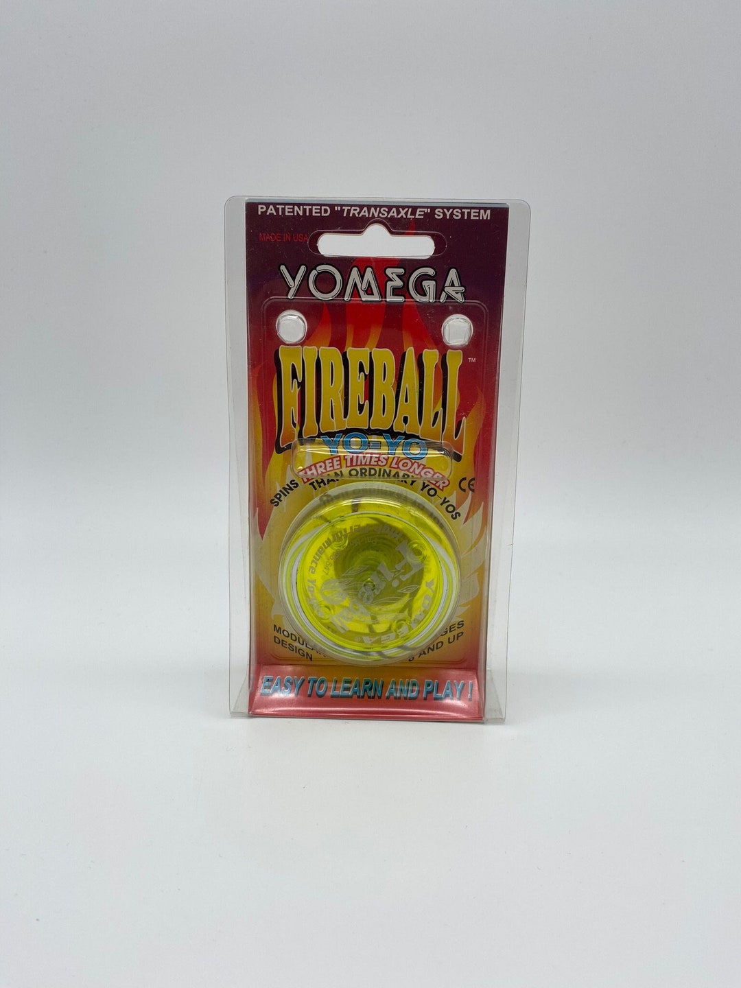 Fireball Yo-yo in Original Packaging Yomega Corp 1995 Made in USA Spins ...