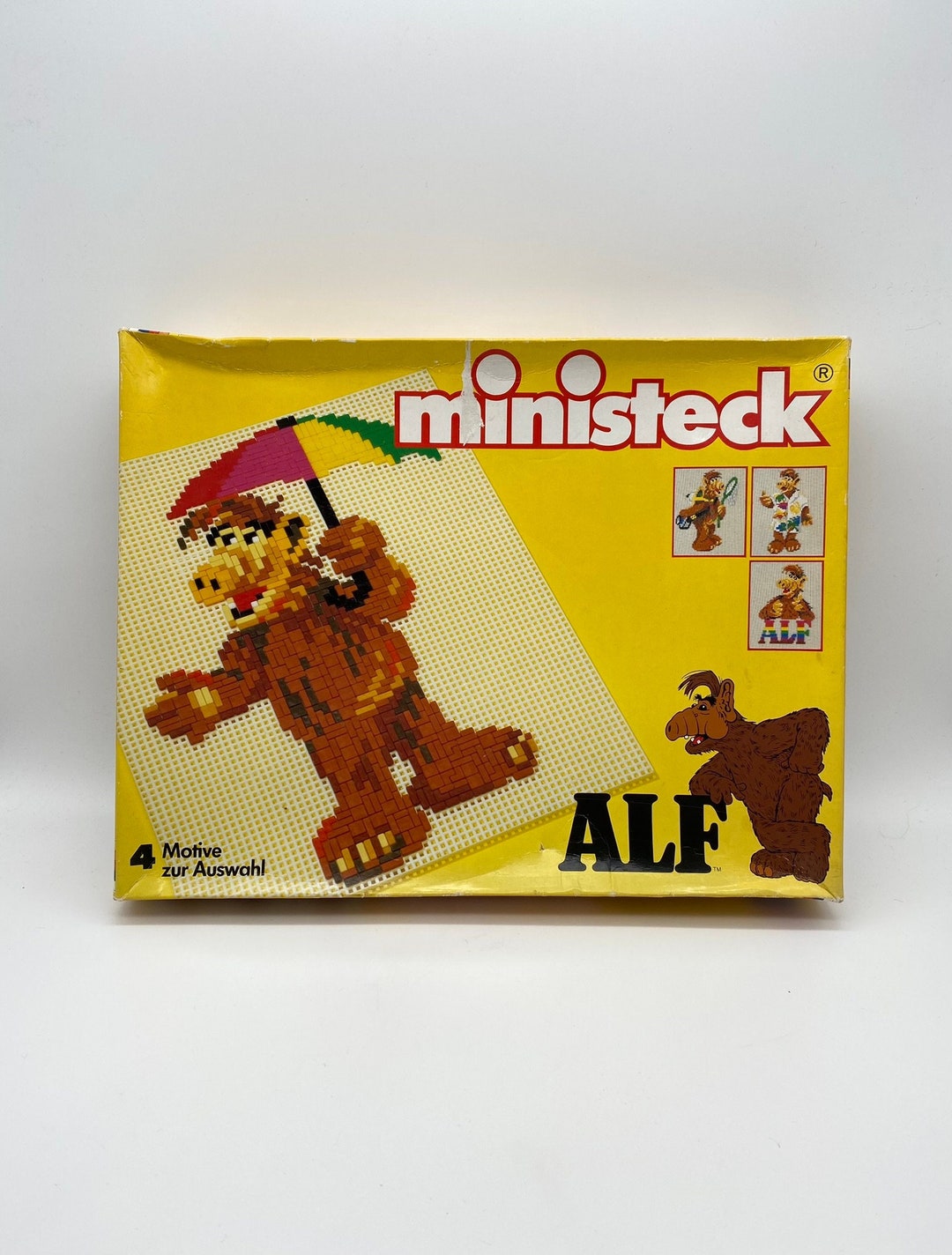 Rare ALF Alien Life Form Ministeck From 1989 Vintage Ministek Mosaic ...