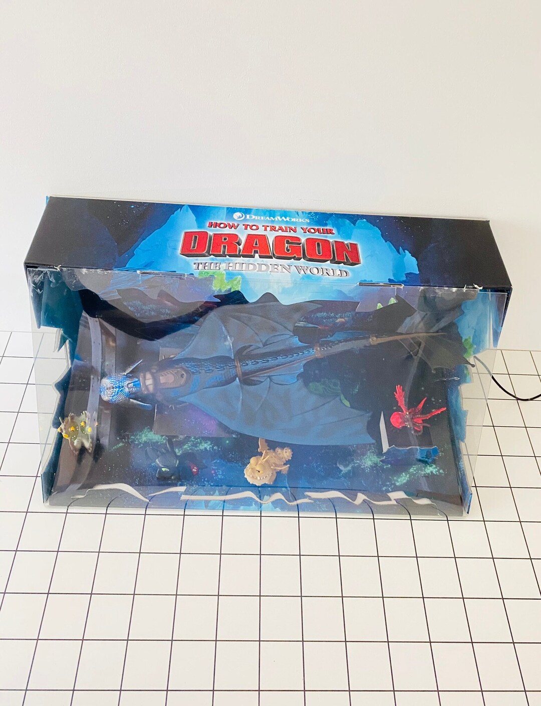 How to Train Your Dragon LARGE Store Display With Light Rare and Unique ...