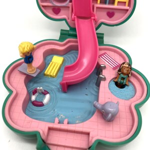 Vintage 1990 Polly Pocket Water Fun Park Complete Playset Retro ...
