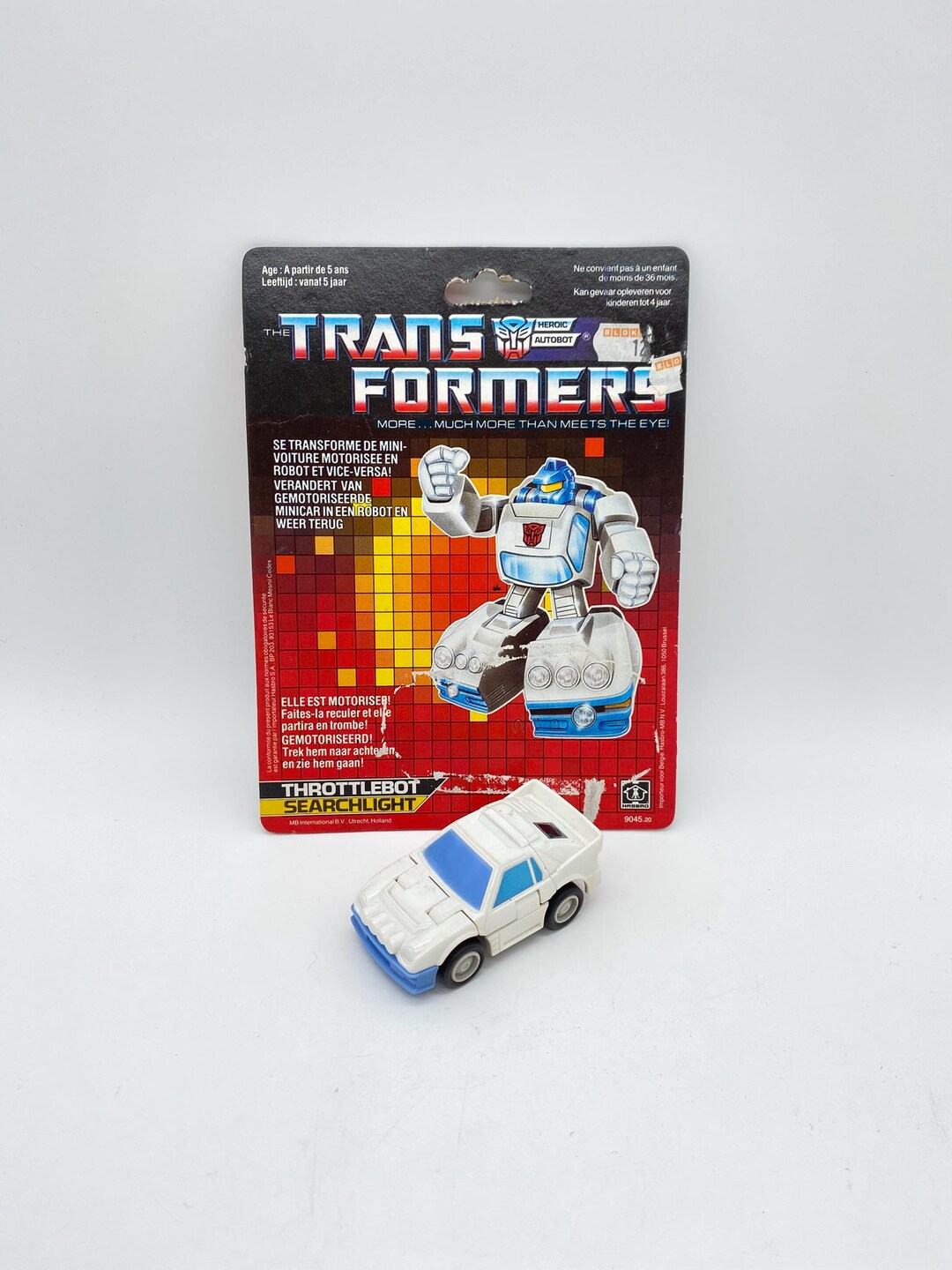 Original Transformers G1 Throttlebots Searchlight With Original ...