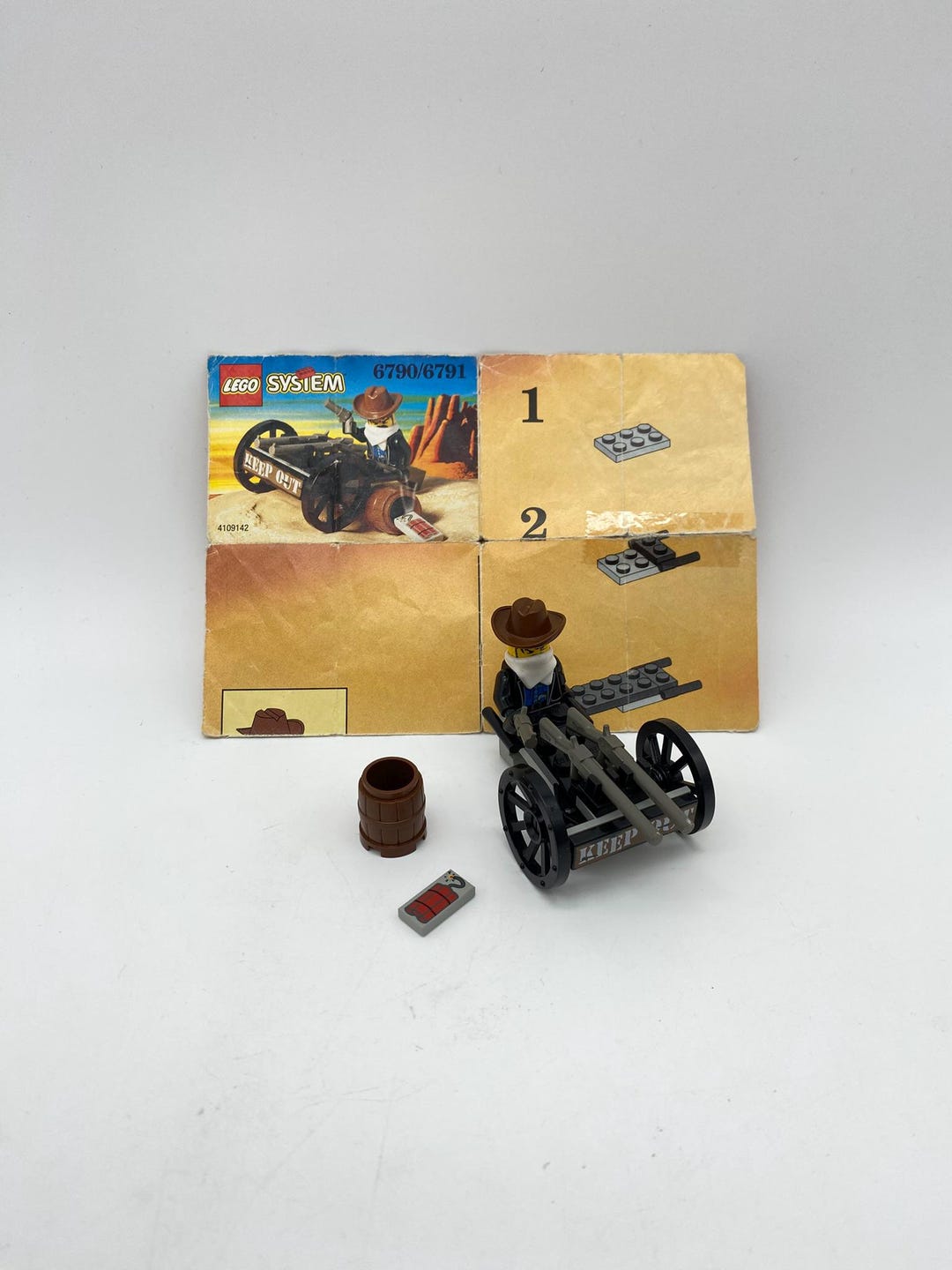 LEGO 6790 6791 Bandit's Wheelgun Complete Lego With Manual Vintage Lego ...