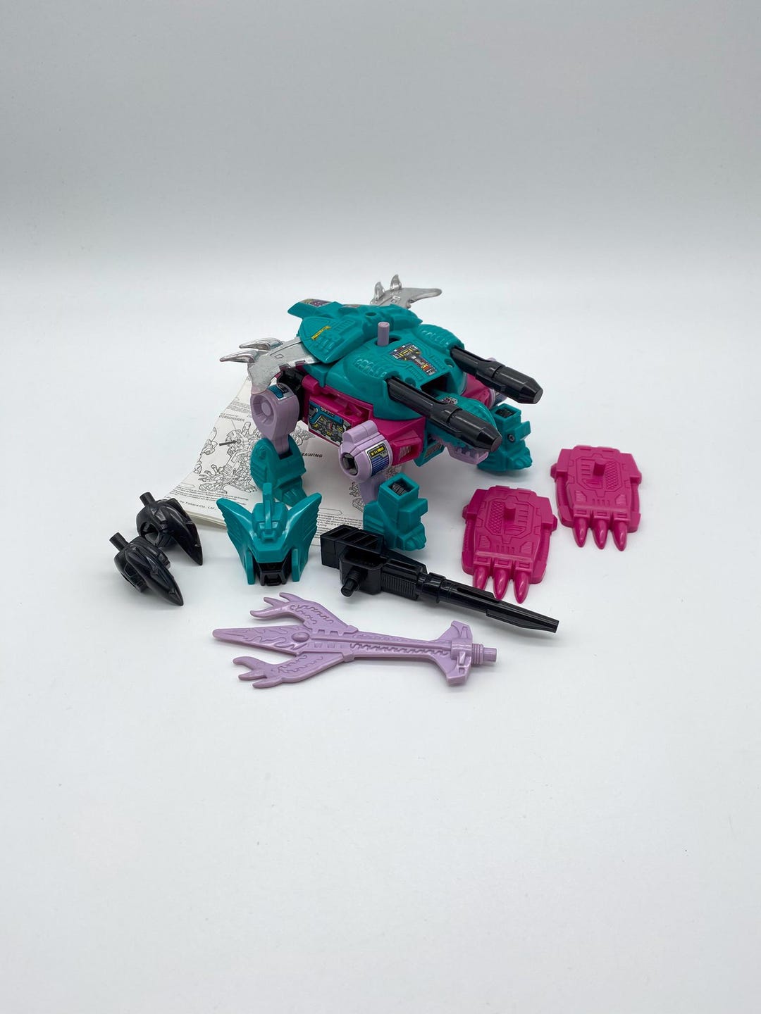 Original Transformers G1 Seacons piranacon Snaptrap Loose 1988 Hasbro ...