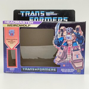 Transformers G1 Decepticon Headmaster Weirdwolf in Original Box 1986 ...