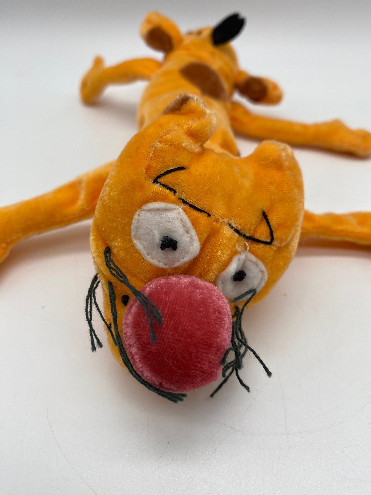 Vintage Cat Dog Stuffed Animal Plush Nickelodeon Cat-dog Plush Doll 11 ...