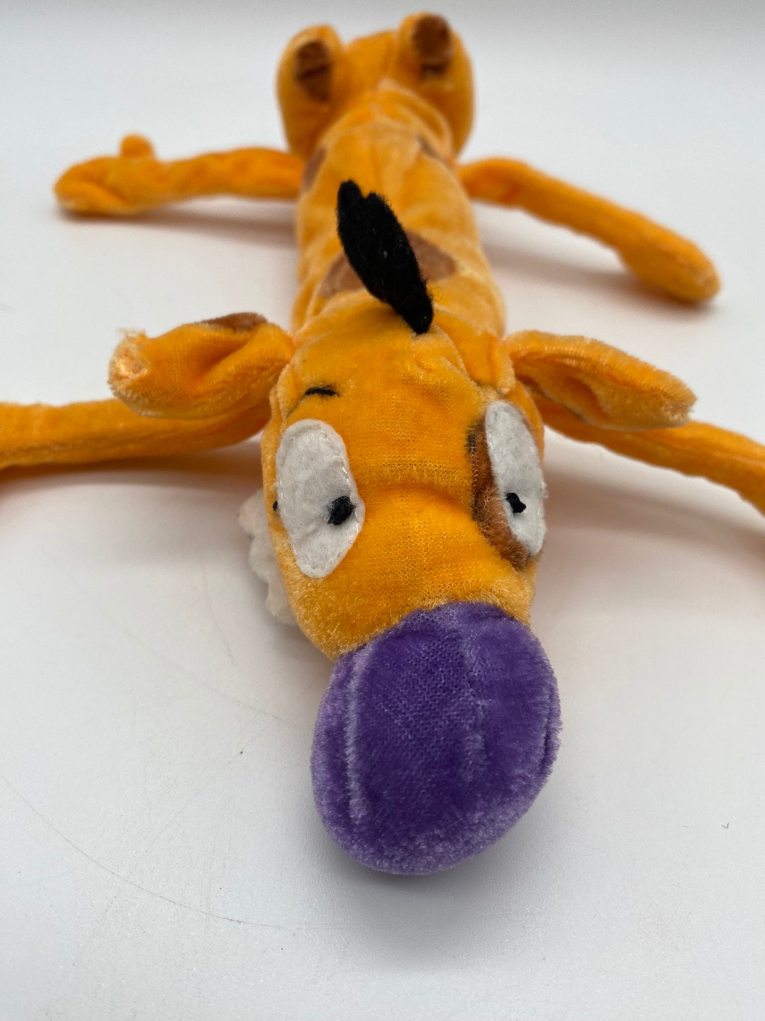 Vintage Cat Dog Stuffed Animal Plush Nickelodeon Cat-dog Plush Doll 11 ...