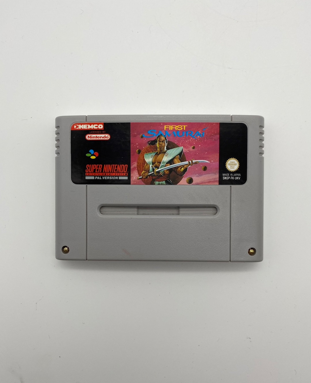 First Samurai for Super Nintendo SNES PAL Version Retro SNES Game ...