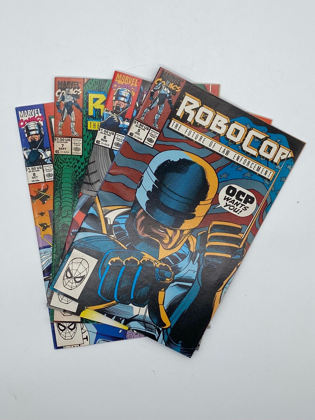 Robocop Comic Books by Marvel Comics Lot of 4 Robocop Comics With Issue ...