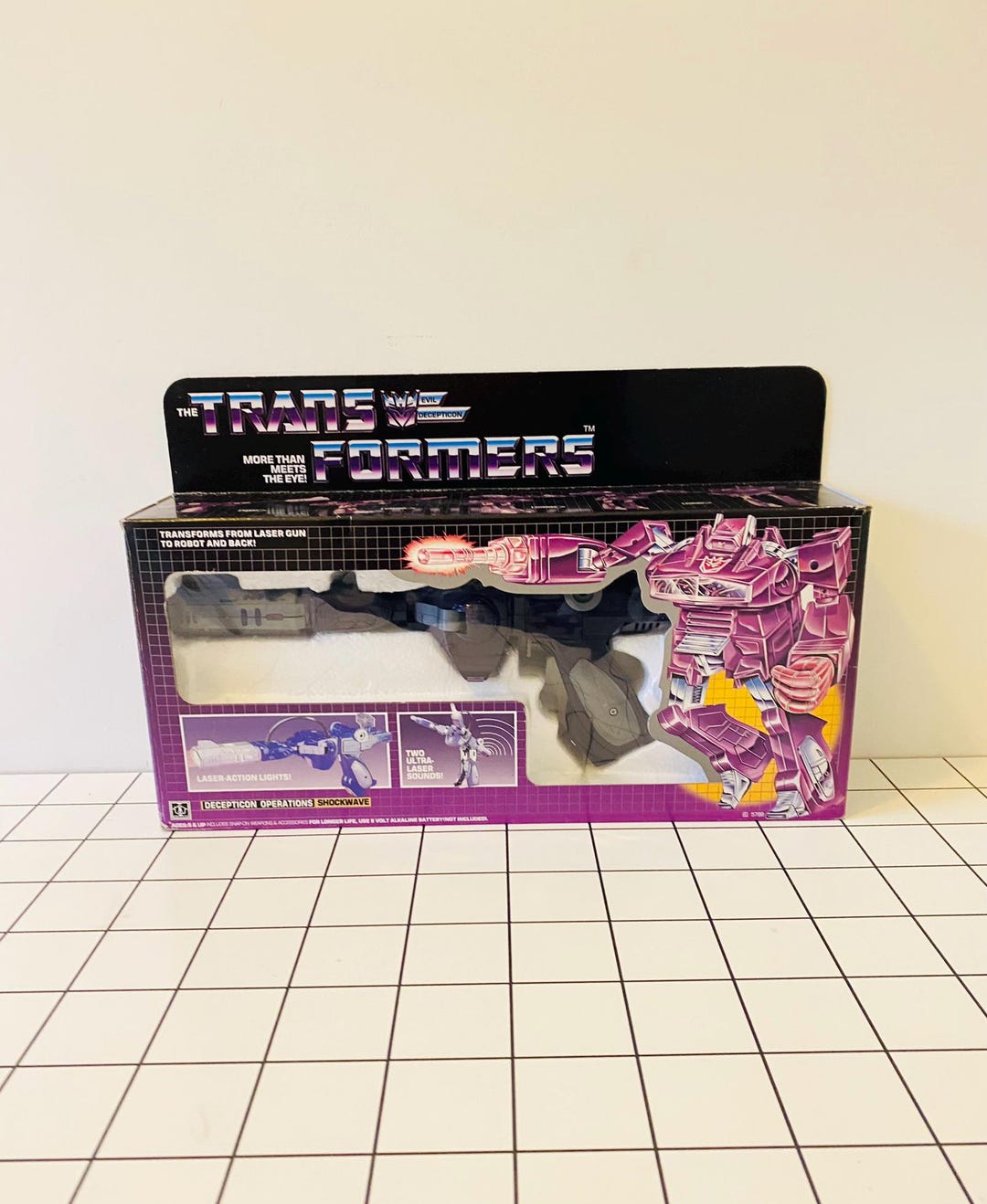 Transformers G1 Decepticon Operations Shockwave Reissue | 1984 Hasbro ...