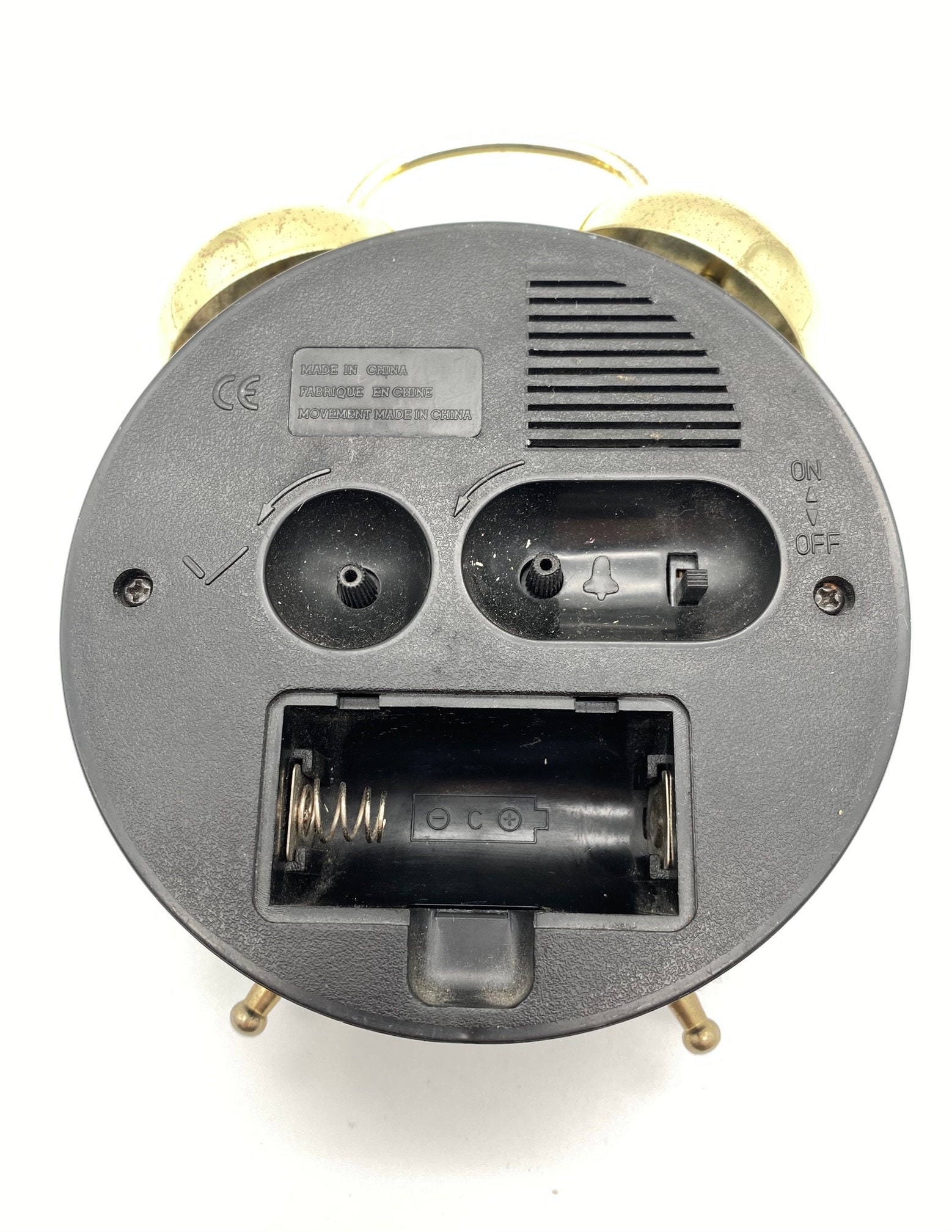 Mickey Mouse Clock, Walt Disney Twin Bell Alarm Clock Vintage Mickey ...