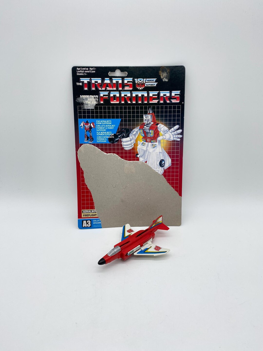 Original Transformers G1 Aerialbot Fireflight With Original Cardback ...