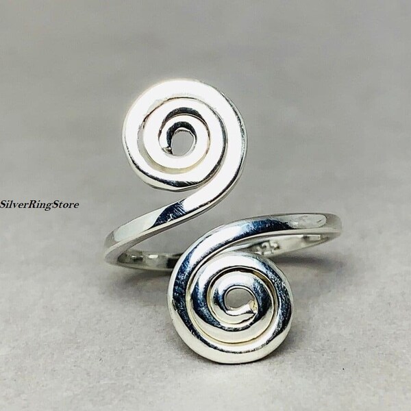 Spiral Ring - Etsy UK