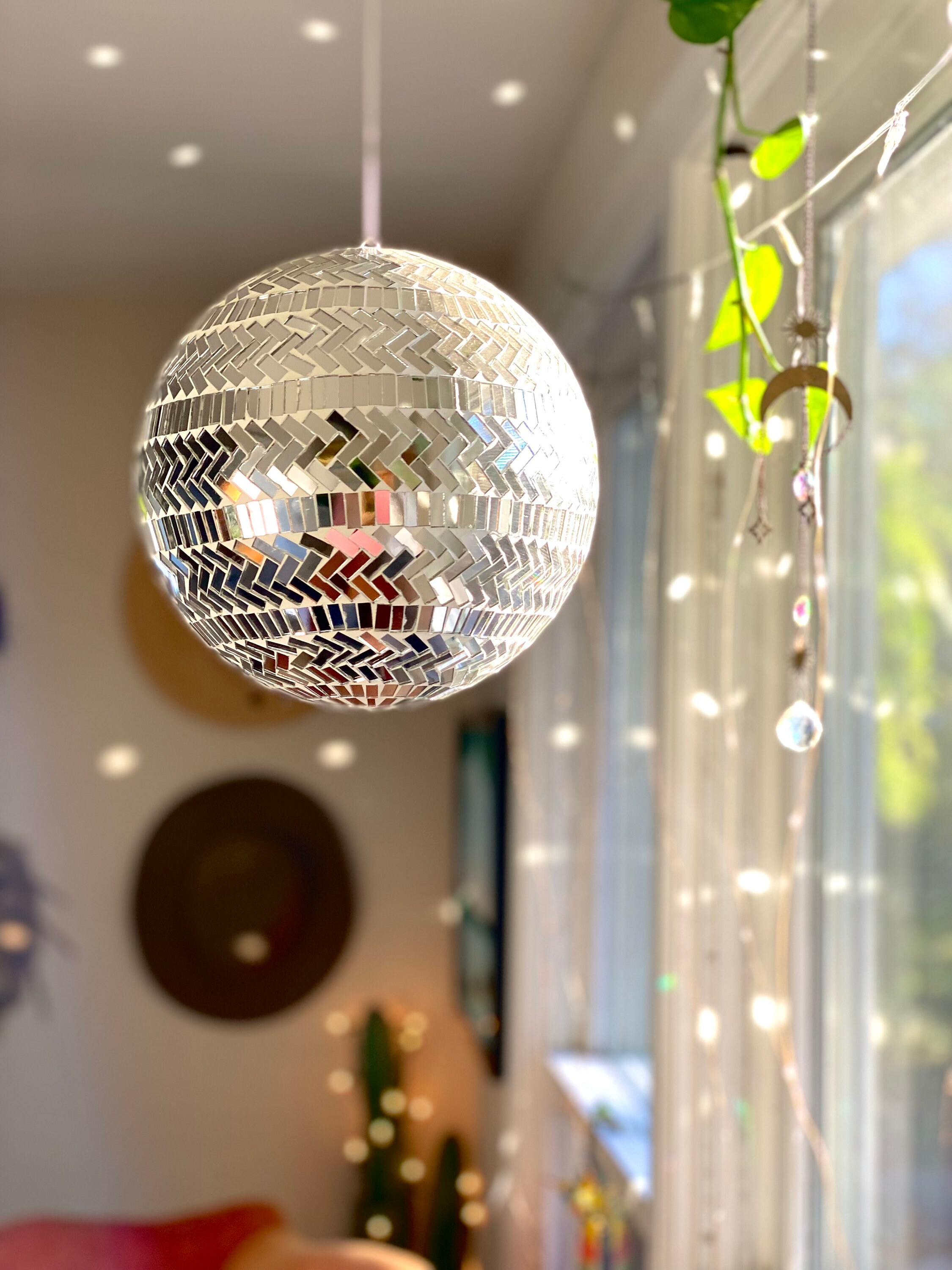 Handmade Mosaic Disco Ball With Unique Design for Home Decor, Parties ...