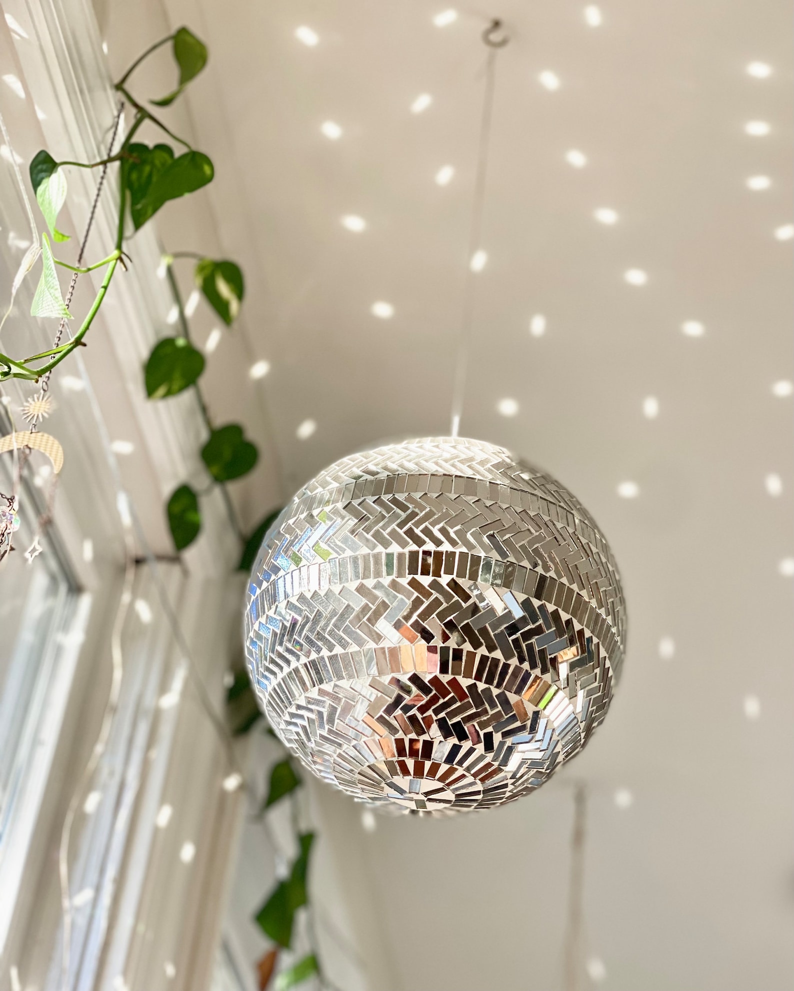 Handmade Mosaic Disco Ball With Unique Design for Home Decor, Parties ...