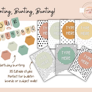 Neutral Polka Dot Classroom Bundle EDITABLE - Etsy