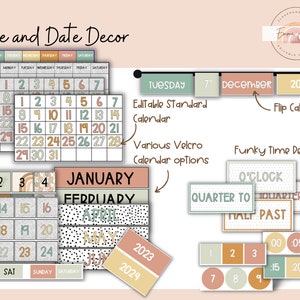 Neutral Polka Dot Classroom Bundle EDITABLE - Etsy