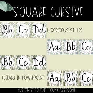 Australiana Theme Alphabet Posters GUM LEAF Alphabet Posters Eucalyptus ...