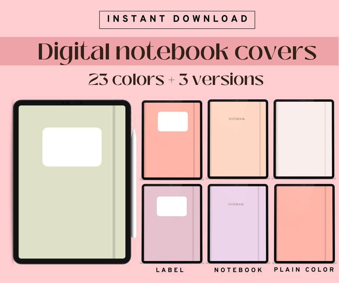Goodnotes Digital Notebook Covers Notability Instant Download US ...