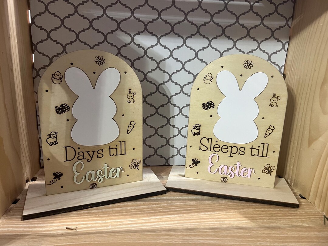 Easter Countdown Board for Kids – How Many Days Till Easter Dry Erase ...