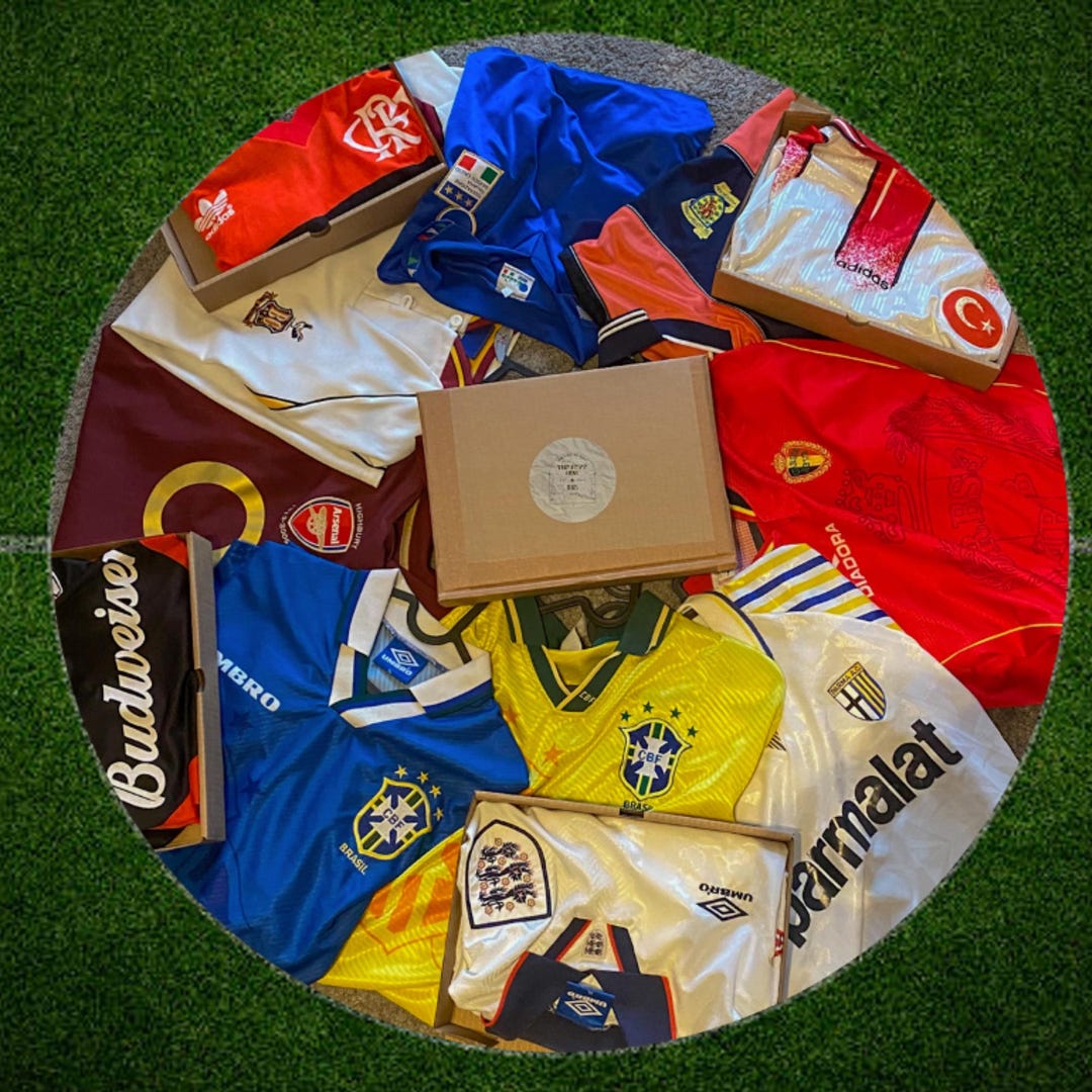 Vintage Football Shirt Mystery Box - Etsy