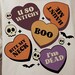 Halloween Candy Hearts Svg / Conversation Hearts Svg / Bite Me Svg ...