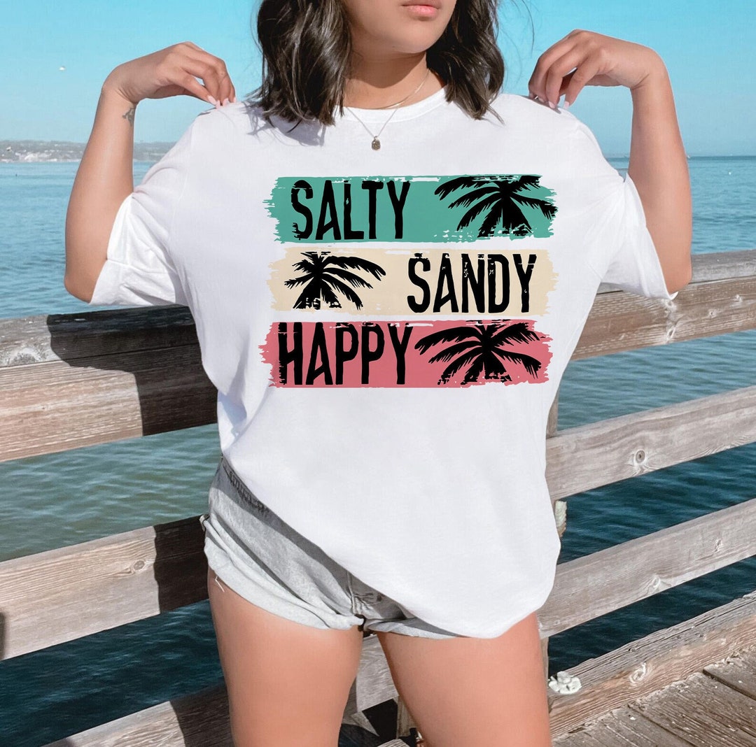 Salty Sandy Happy SVG PNG | Sun Salt Sand PNG | Beach Svg | Beach Png | Summer Svg | Summer Png ...