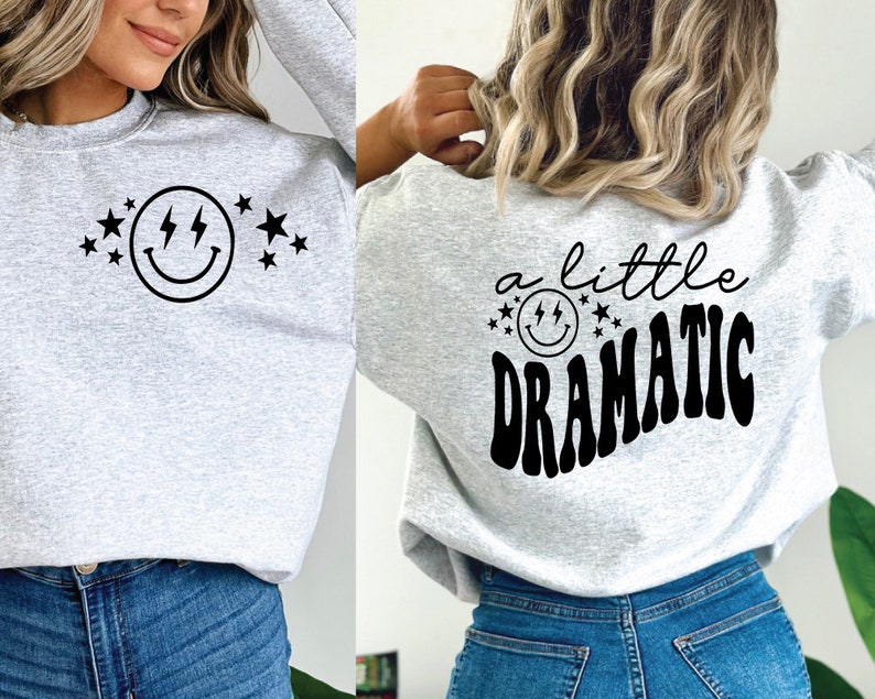 A Little Bit Dramatic SVG PNG PDF, Sassy Svg, Dramatic Svg, Drama Queen ...