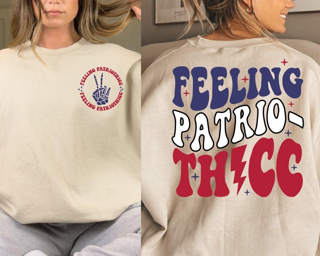 Feeling Patriothicc Svg,4th of July Svg, American Mama Svg, Retro ...