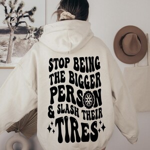 Stop Being the Bigger Person PNG Adult Humor Funny Quote Digital Design ...