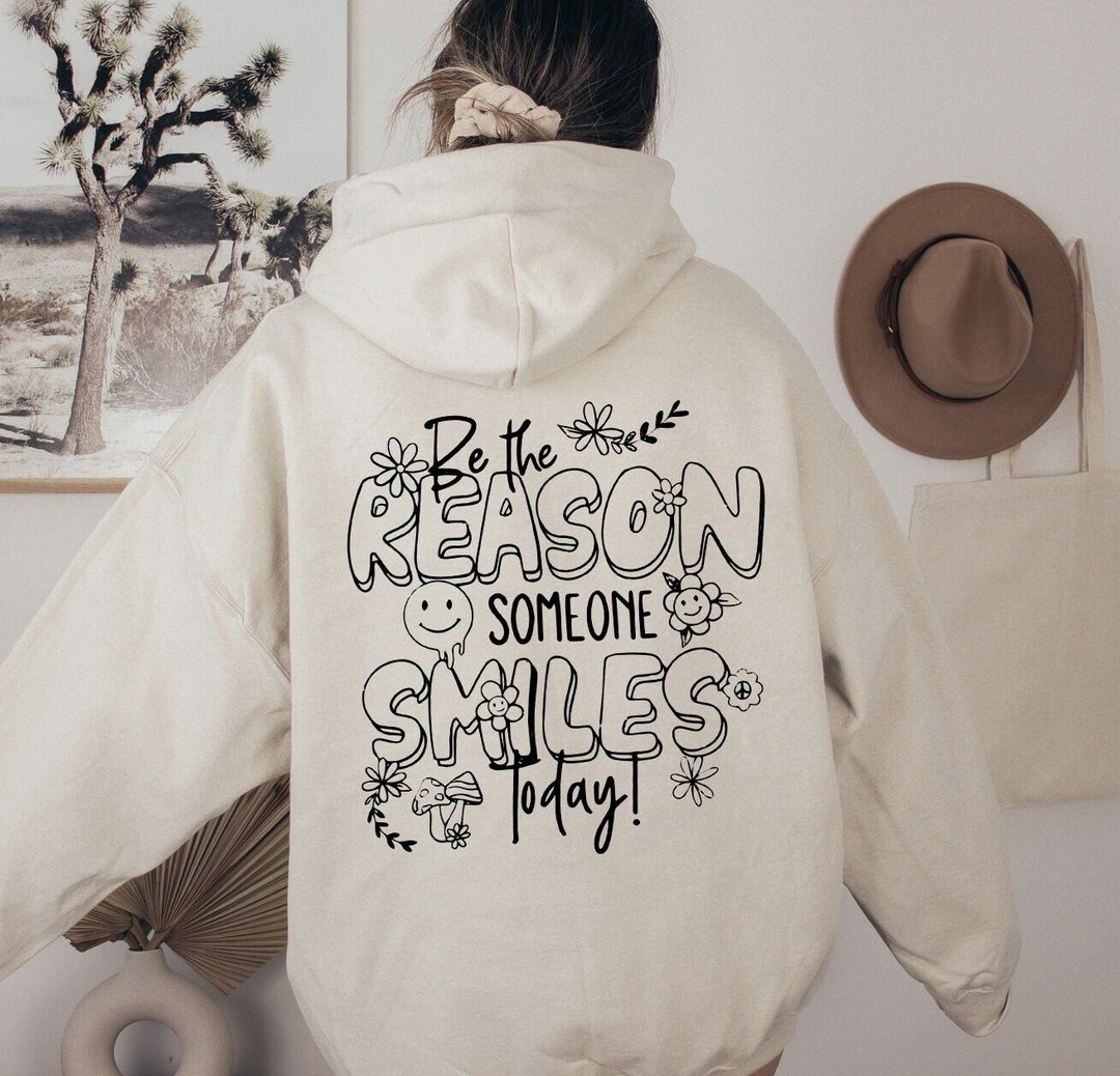 Be the Reason Someone Smiles Today SVG PNG, Happy Face, Retro Wavy Text ...